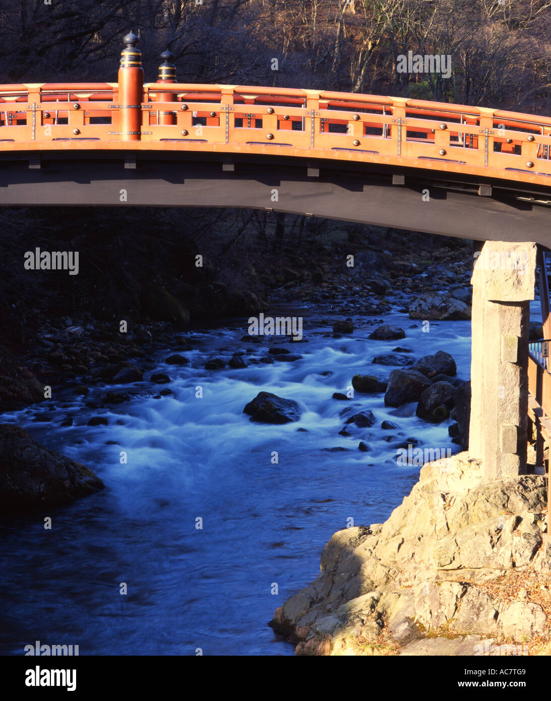 Shinkyo Sacred Bridge Nikko. One of Japan's three most famous bridges ...