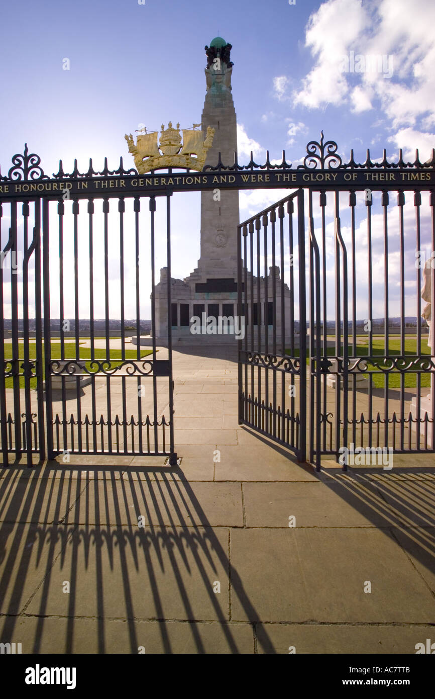 The Chatham Naval Memorial, Great Lines Chatham, Kent Stock Photo - Alamy