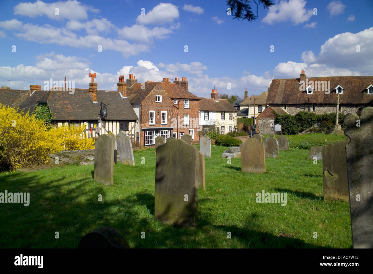 The village of Cobham Kent Stock Photo - Alamy