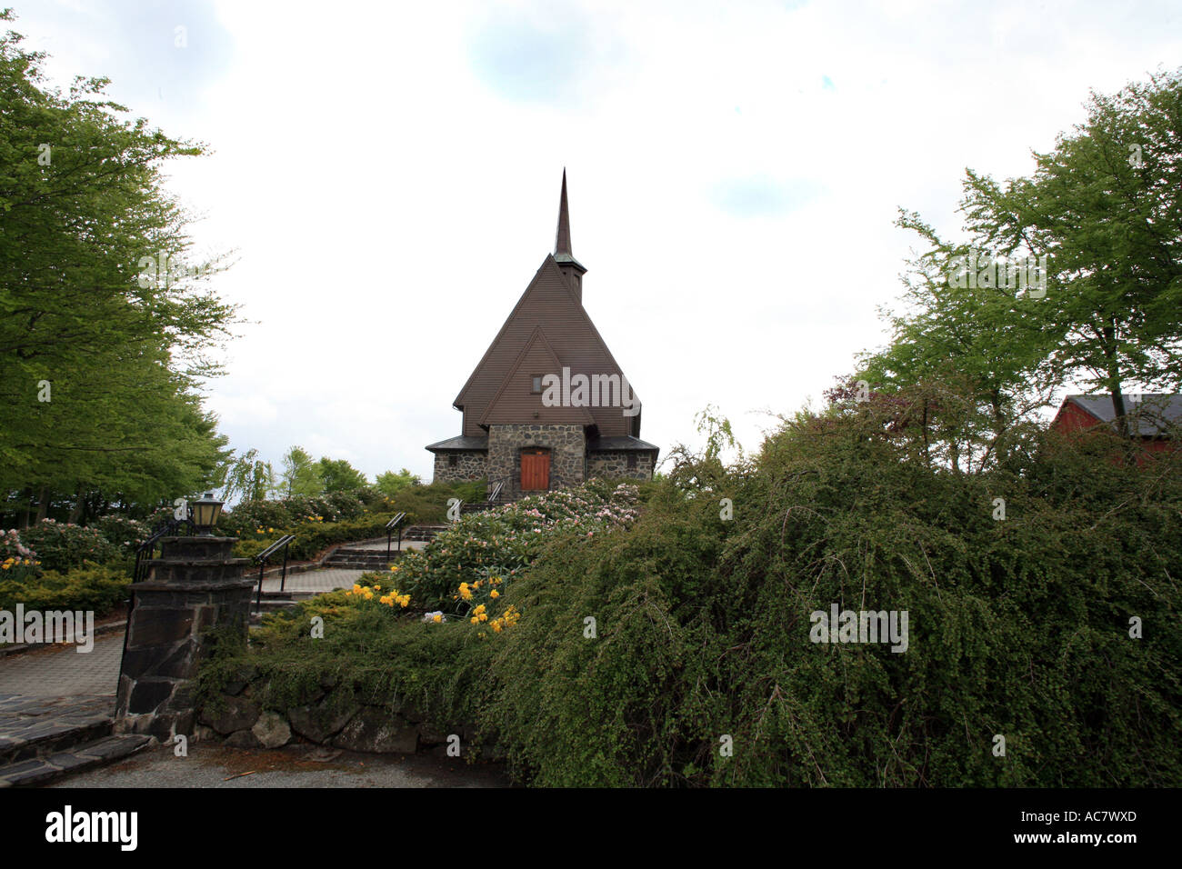 Traditional Protestant Church, Norway Stock Photo - Alamy
