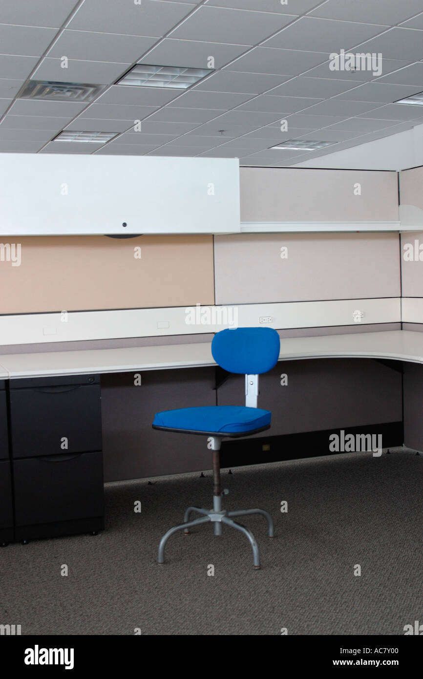 Chair in Empty Office Stock Photo - Alamy