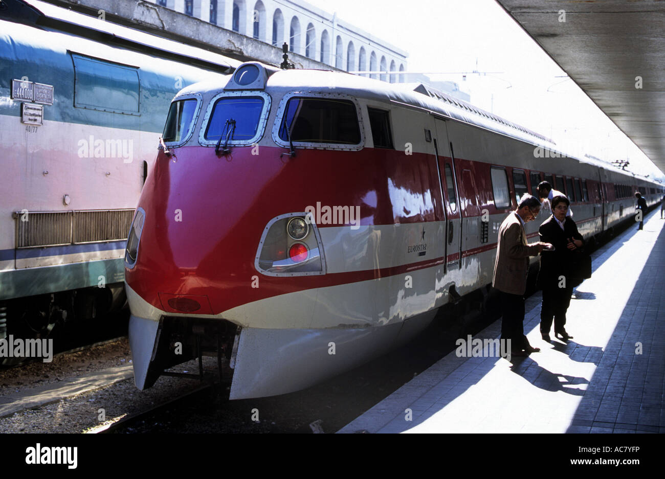 Italian Railways high-speed passenger train, Rome, Italy Stock Photo ...