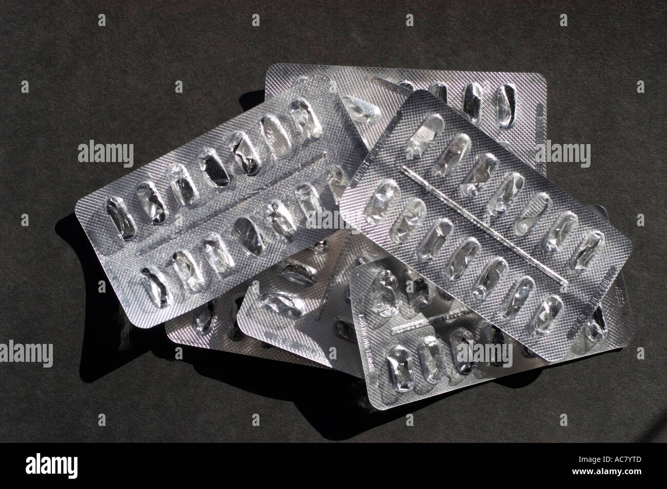 Empty pharmaceutical blister packaging Stock Photo - Alamy