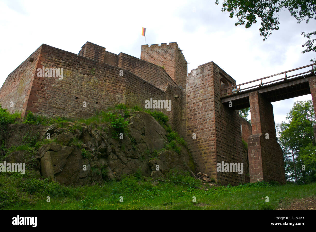 Old castle in Rhineland Palatinate Germany Stock Photo - Alamy