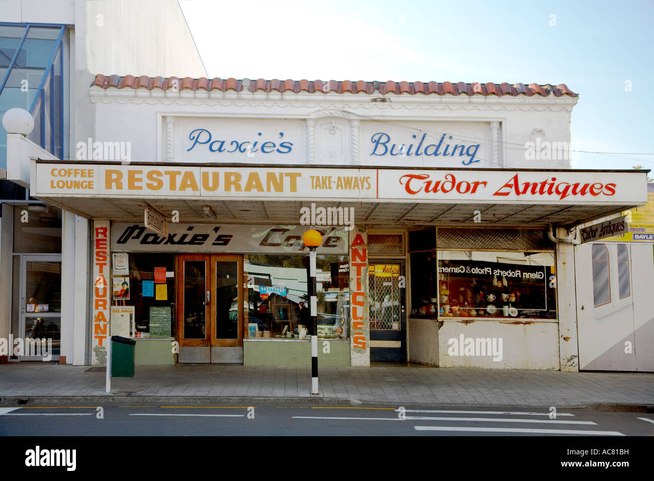 old shop front napier Stock Photo - Alamy
