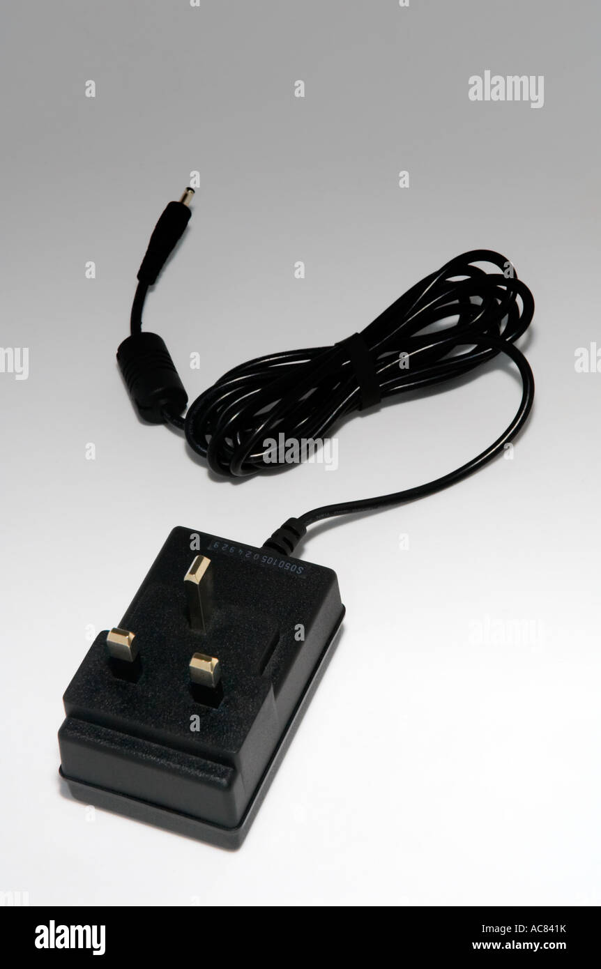 A British power transformer allowing lower voltage electrical equipment ...