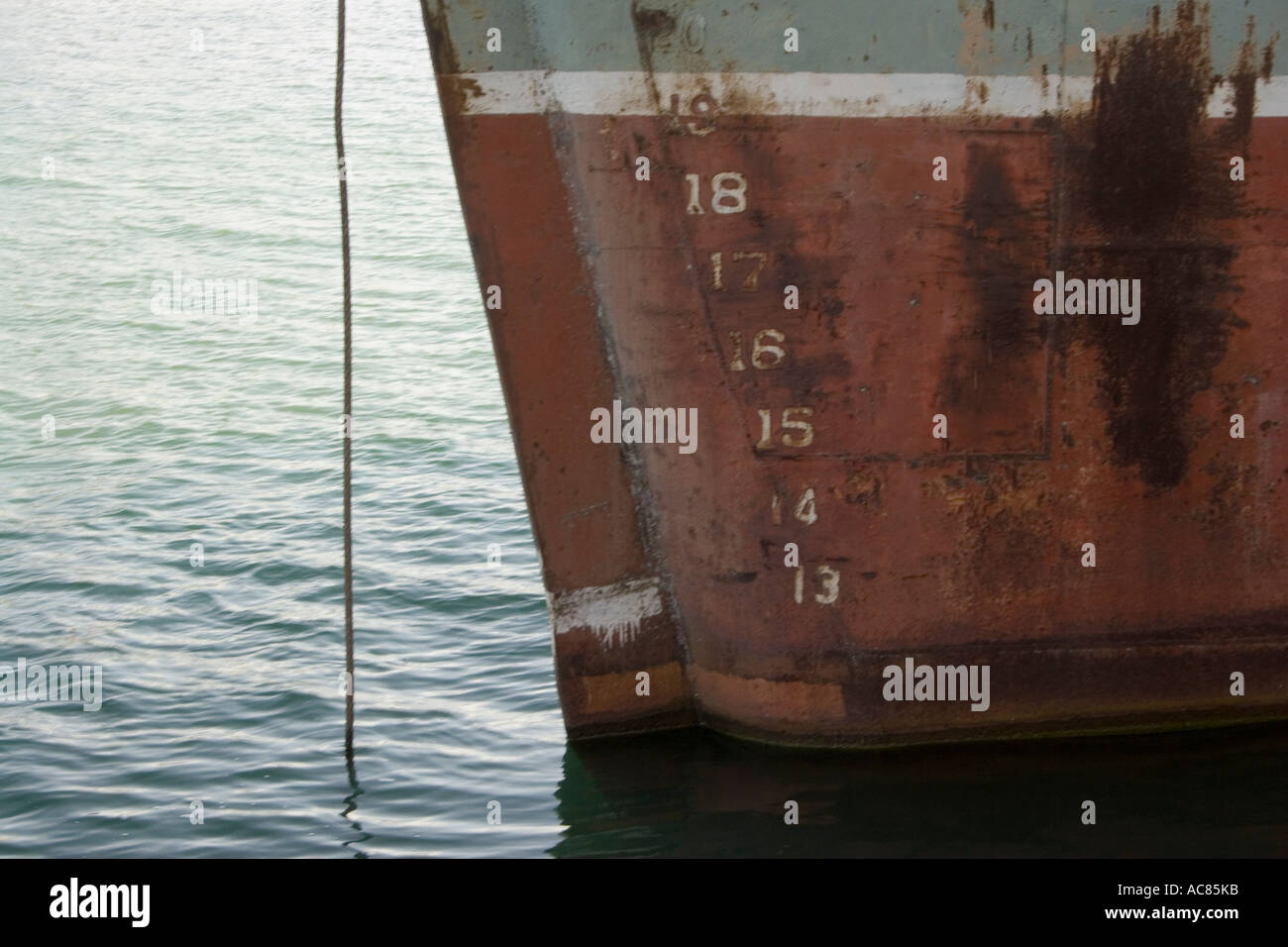 Boat edge float green horizontal industrial hi-res stock photography ...