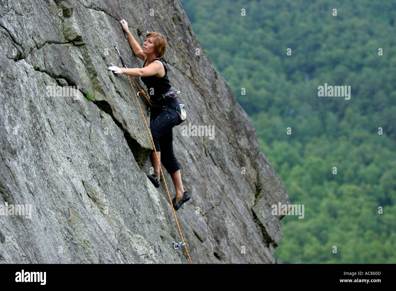 Bouldering in Norway Stock Photo - Alamy