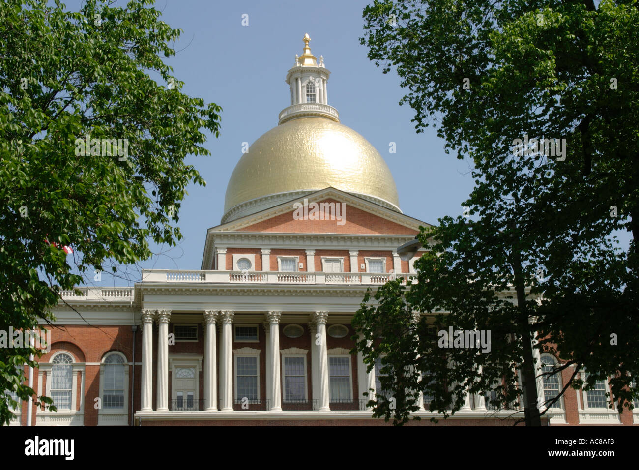 Massachusetts State House Stock Photo - Alamy