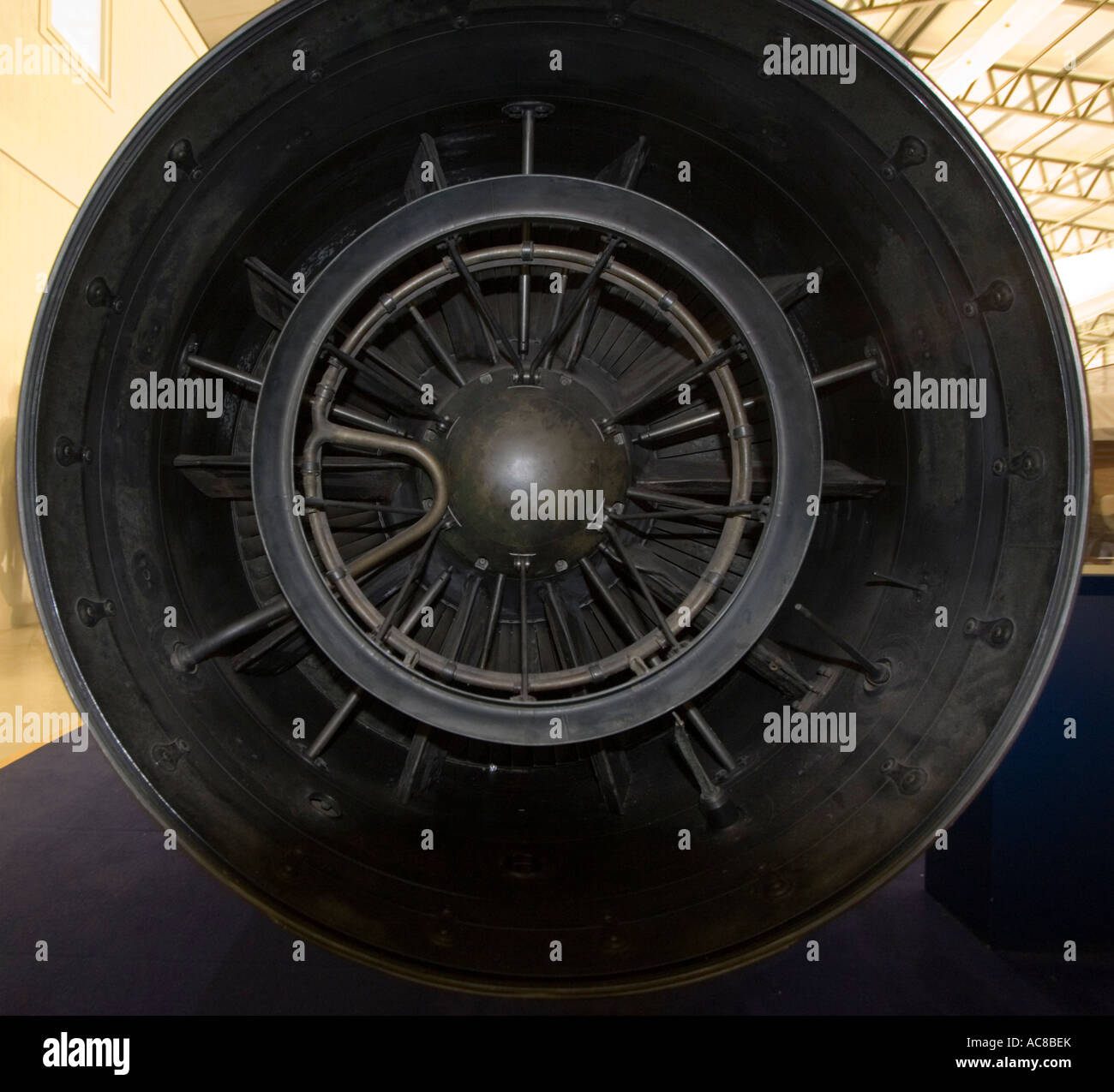 Rear of a Rolls Royce Olympus Concorde jet engine Stock Photo - Alamy