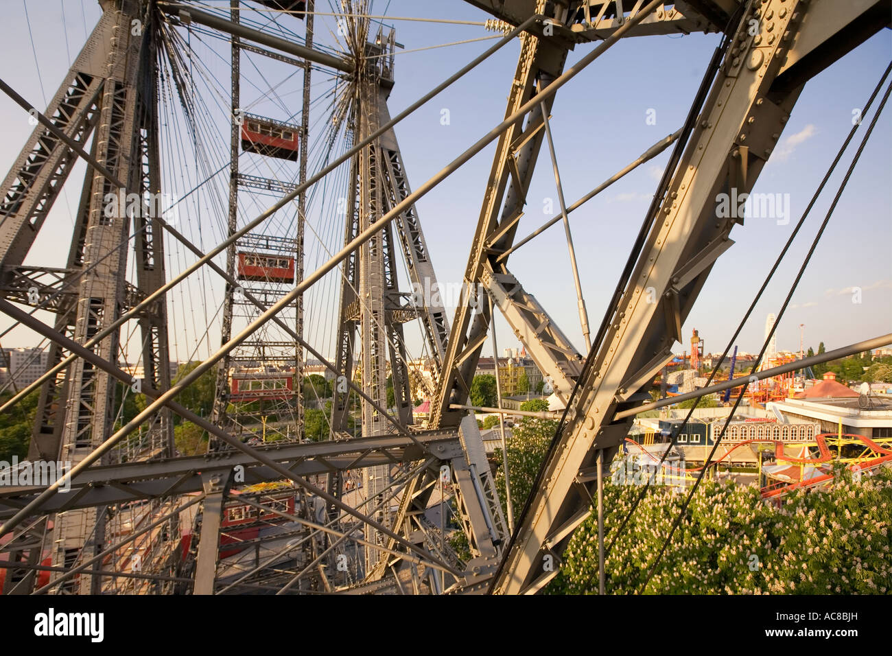 Vienna Austria Prater Big Wheel Stock Photo - Alamy