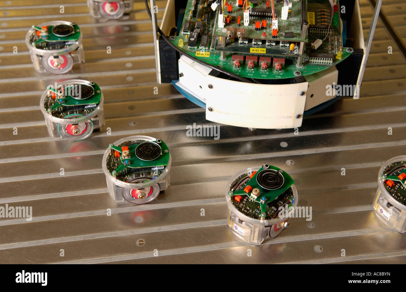 Miniature robots used to study how aritificial culture emerges within a ...