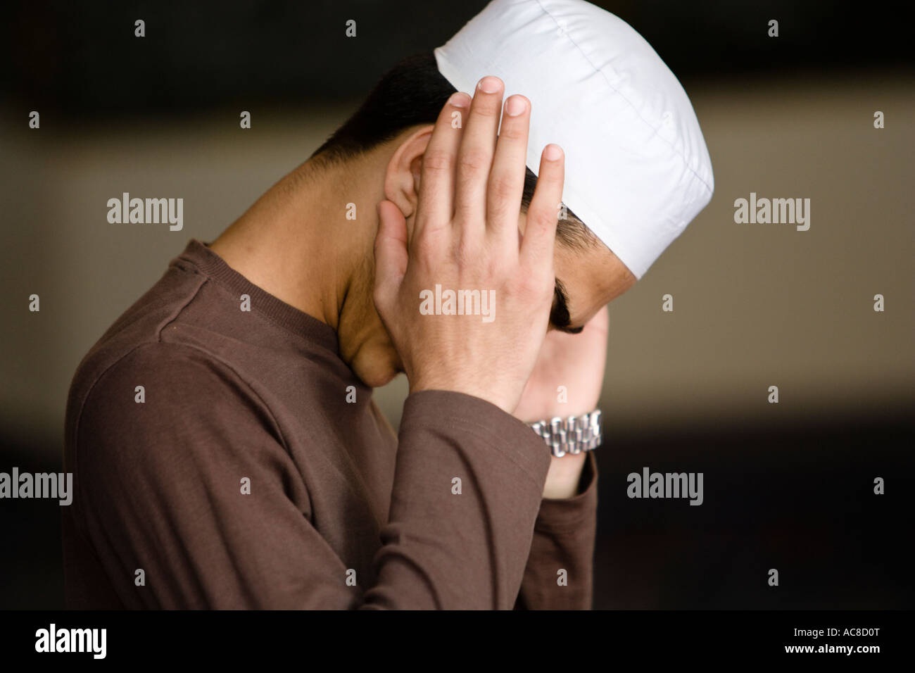 A young man prays in a Mosque in Oslo, Norway Stock Photo - Alamy