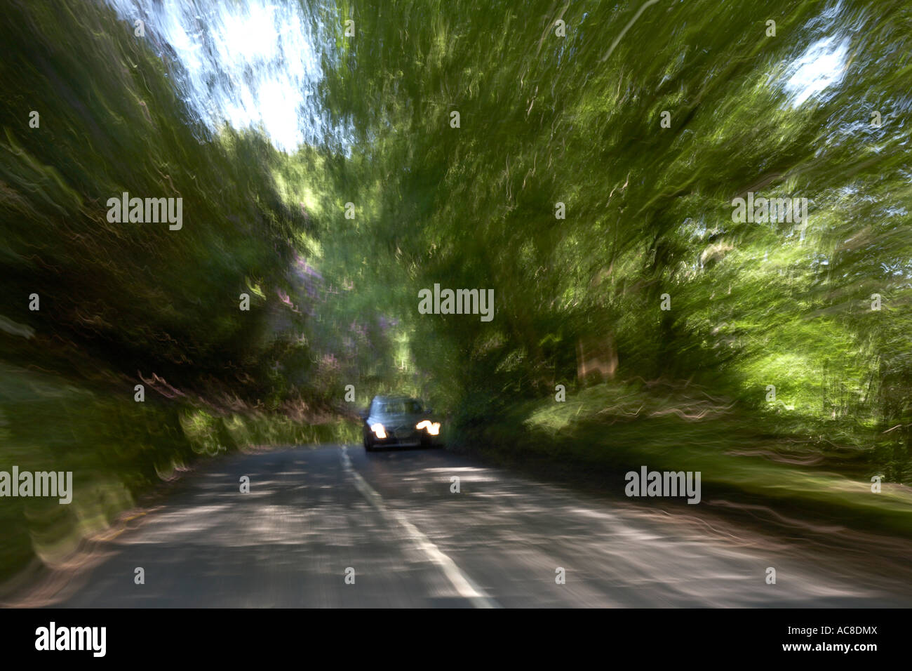 Car coming through hi-res stock photography and images - Alamy