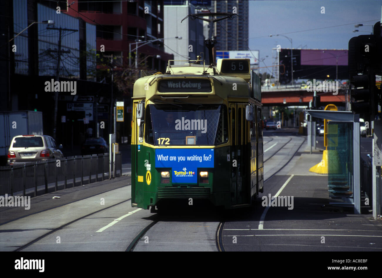 Melbourne city tram Australia Stock Photo - Alamy