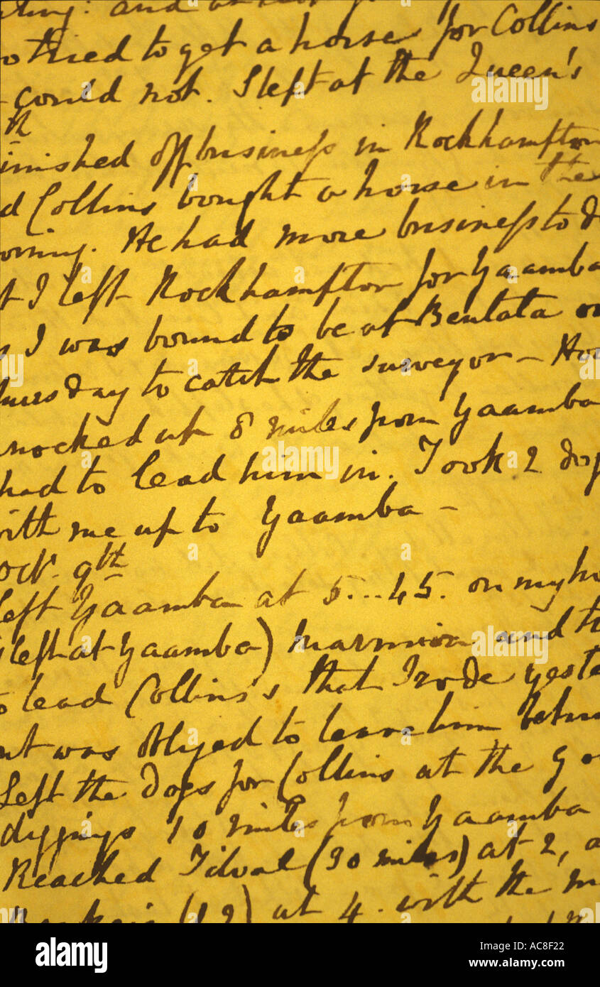 1800s writing hi-res stock photography and images - Alamy