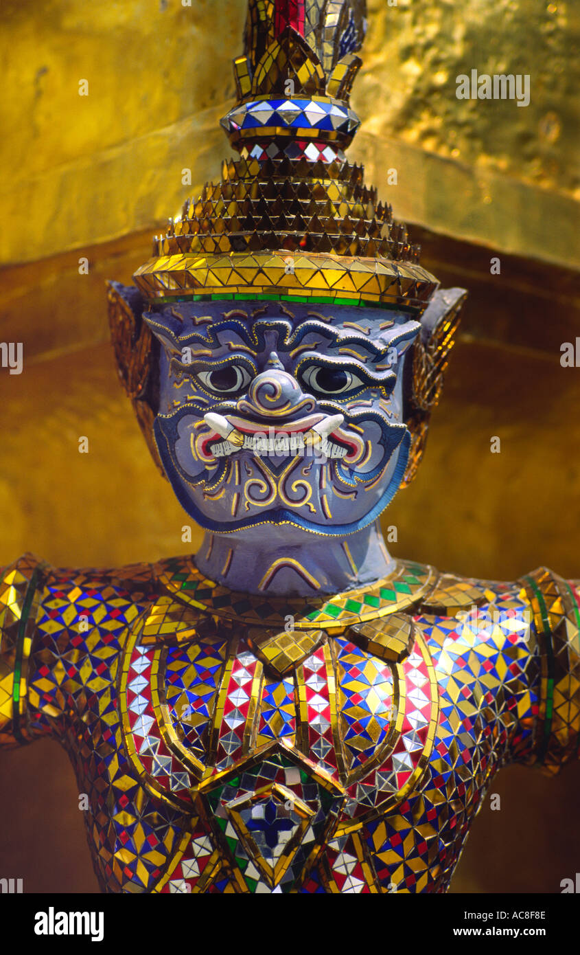 Guardian demon at the Royal Palace Bangkok 2 Stock Photo - Alamy