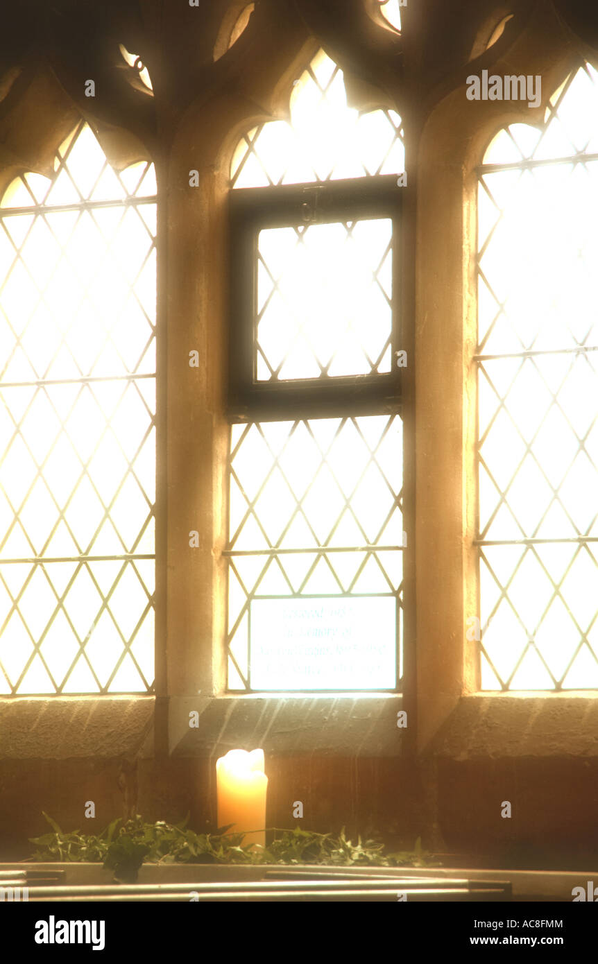 Sun through a church window Stock Photo - Alamy
