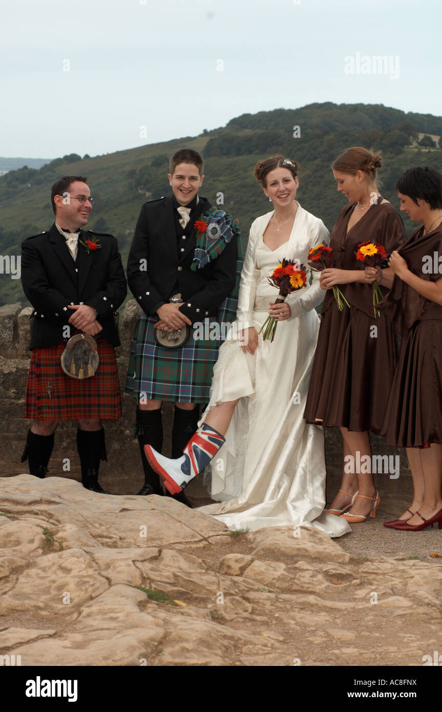 Wedding wellies hi-res stock photography and images - Alamy