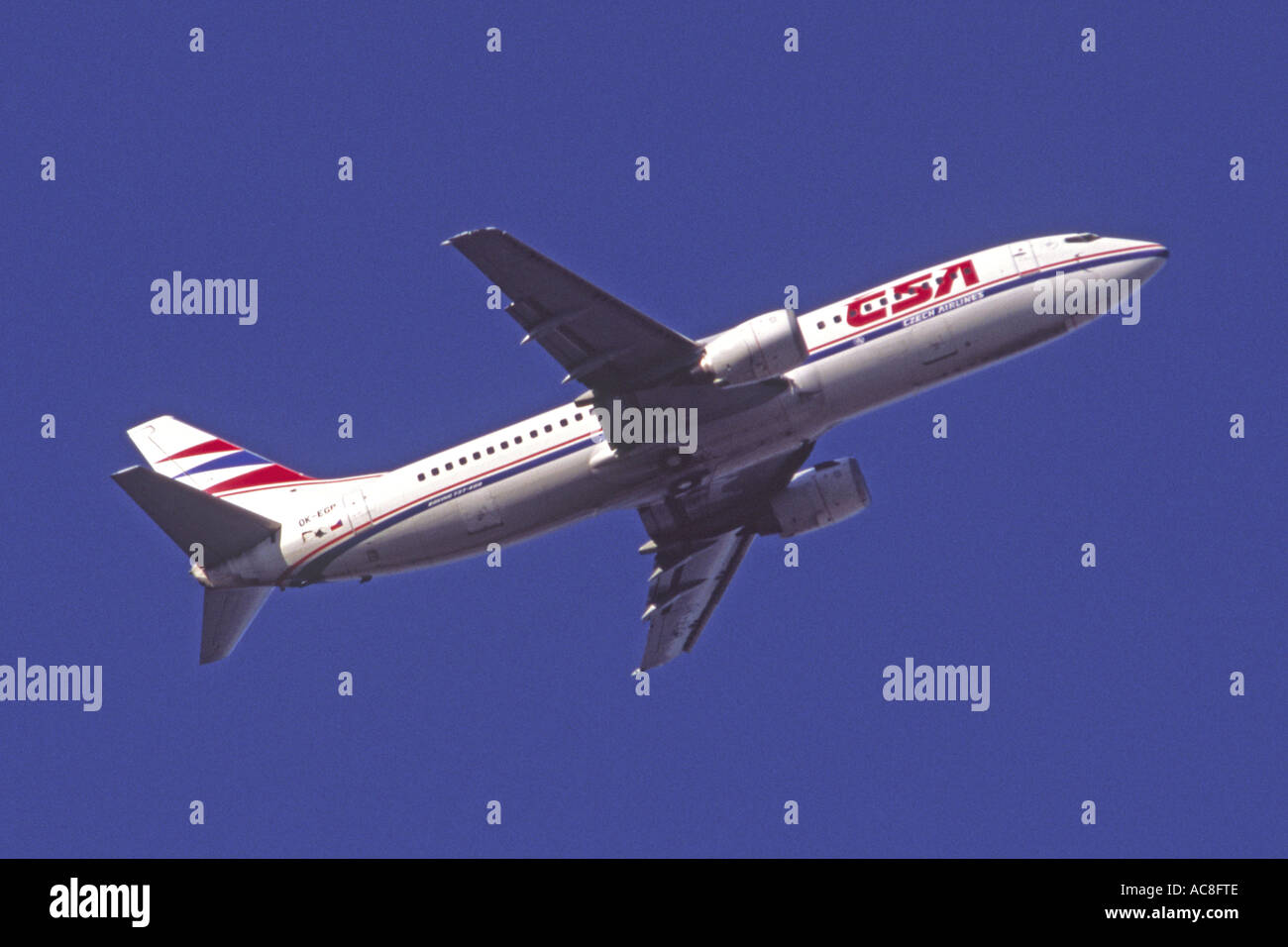 Boeing 737 operated by CSA Czech Airlines Stock Photo - Alamy