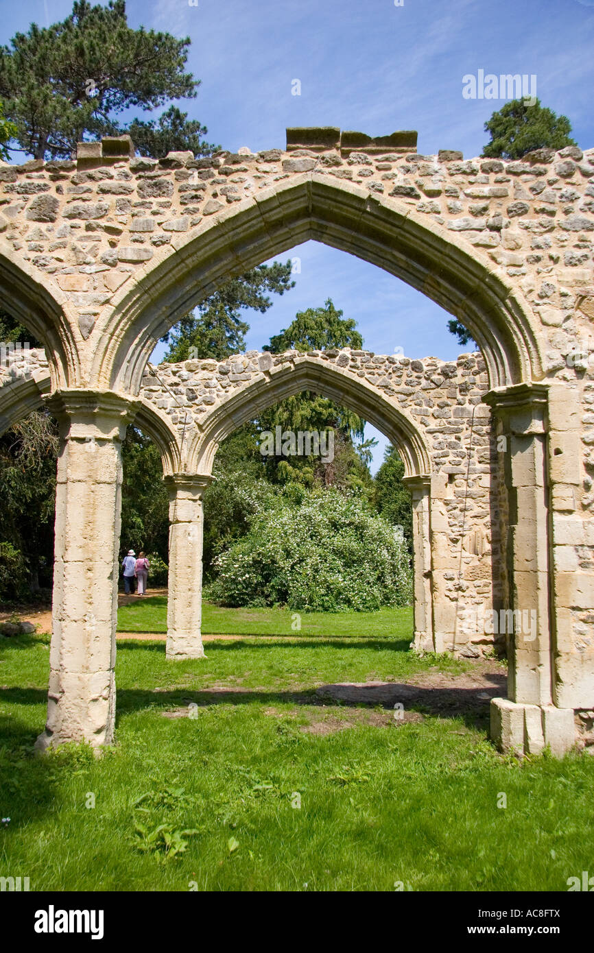 Fake ruins of Abingdon Abbey 2 Stock Photo - Alamy