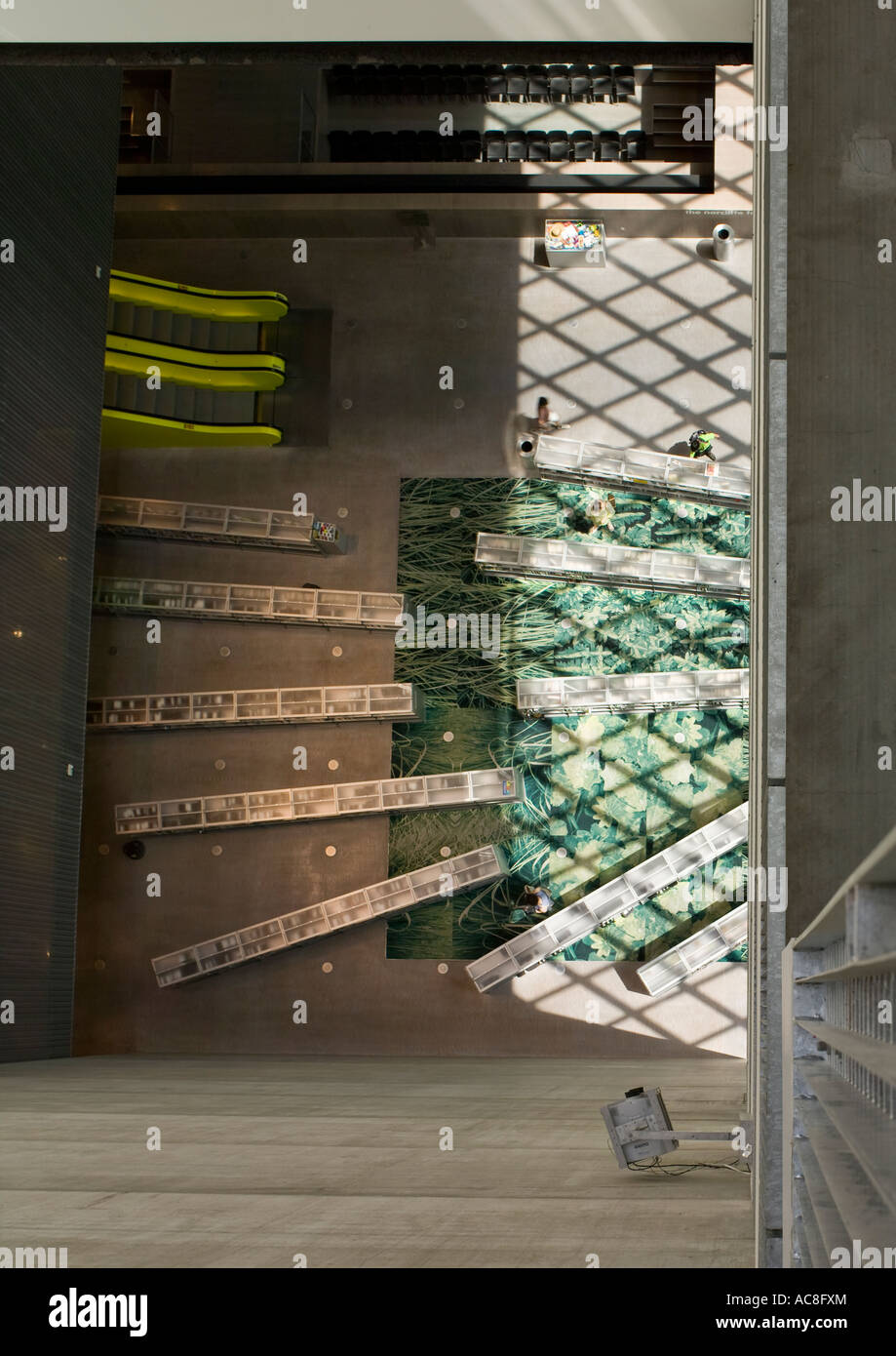 Interior seattle public library lobby hi-res stock photography and ...