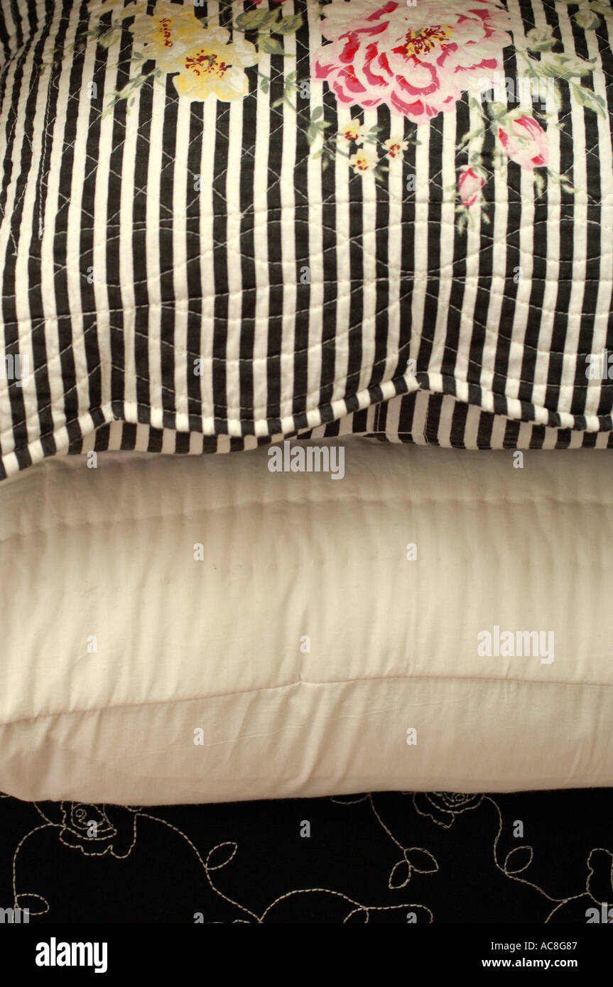 Stack of Cushions Stock Photo - Alamy