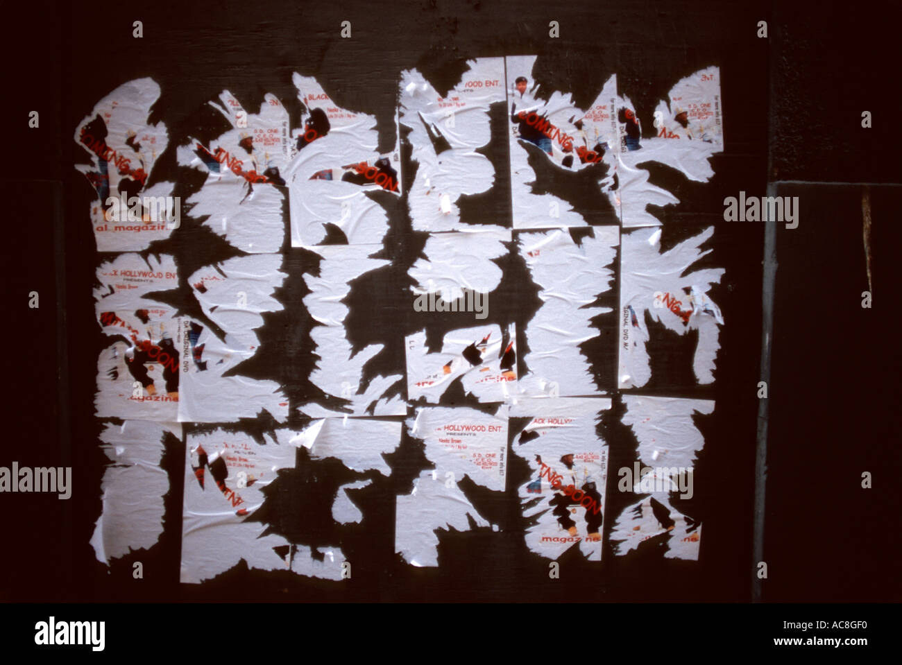 Torn poster posters hi-res stock photography and images - Alamy