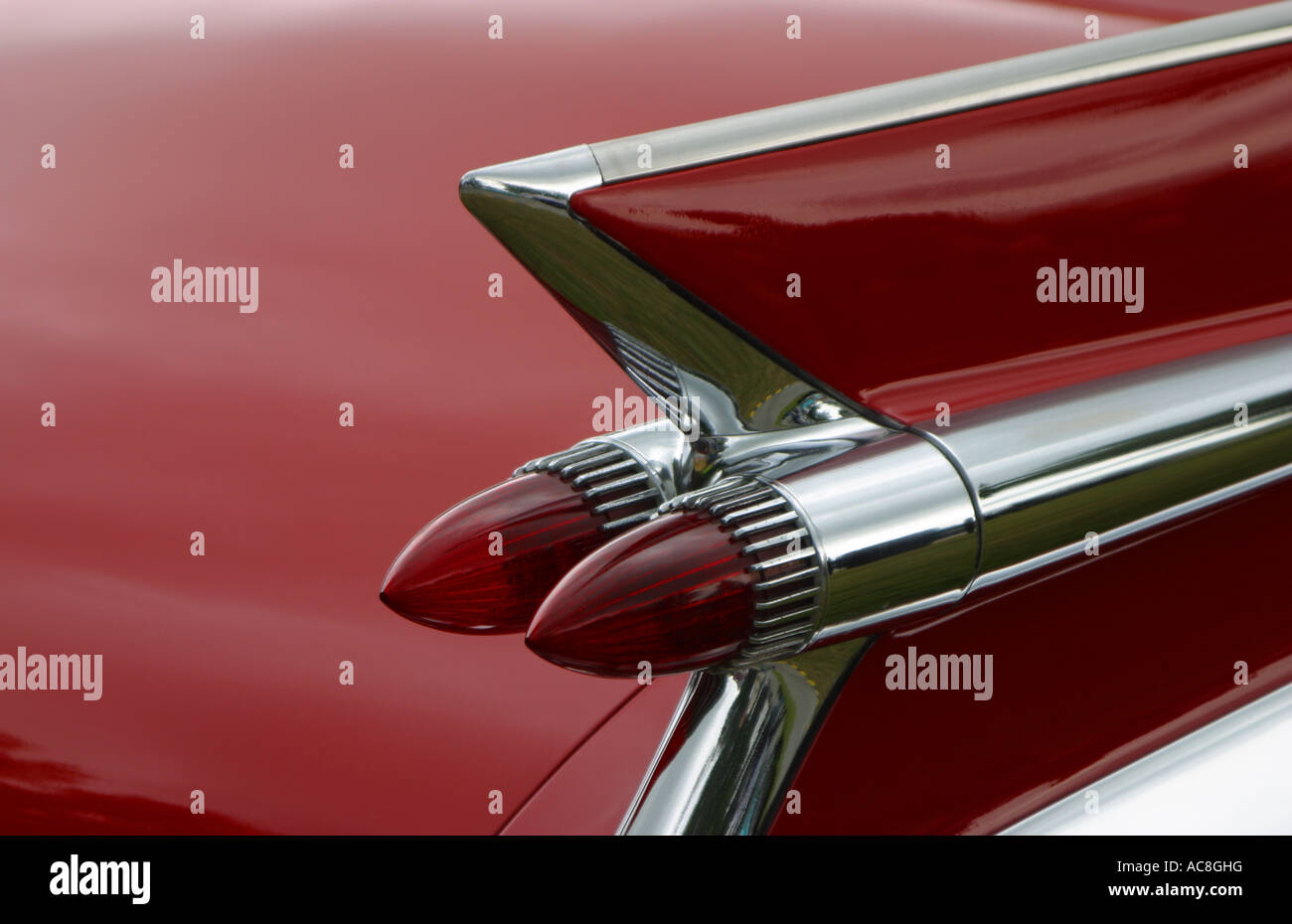 Cadillac car tail fins hi-res stock photography and images - Alamy