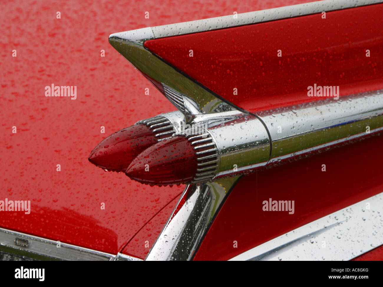 Cadillac car tail fins hi-res stock photography and images - Alamy
