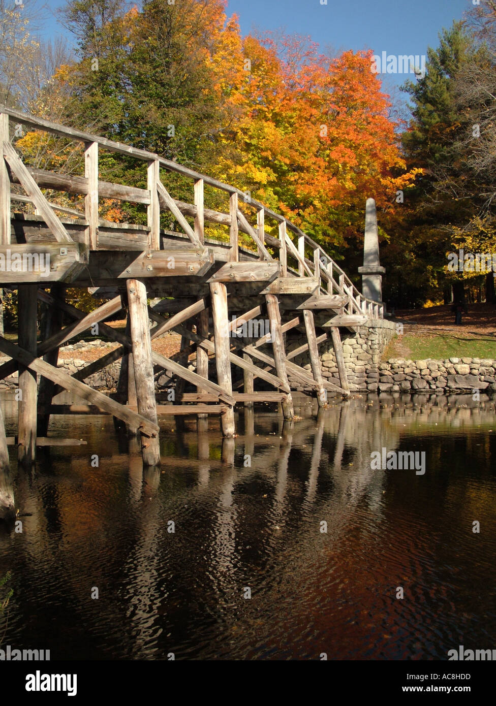 Battle of lexington and concord bridge hi-res stock photography and ...