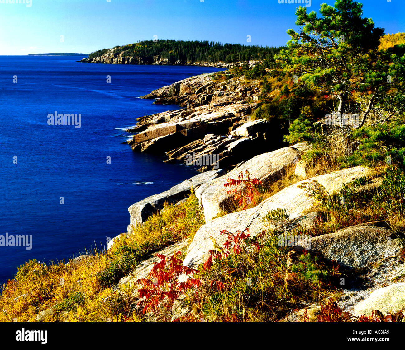 Rugged rocky maine coast hi-res stock photography and images - Alamy
