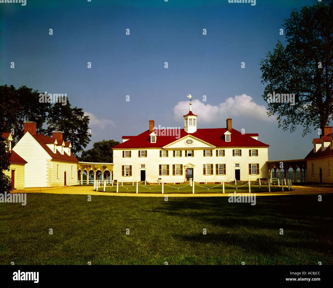 Mount Vernon in Virginia is the historic home of George Washington ...