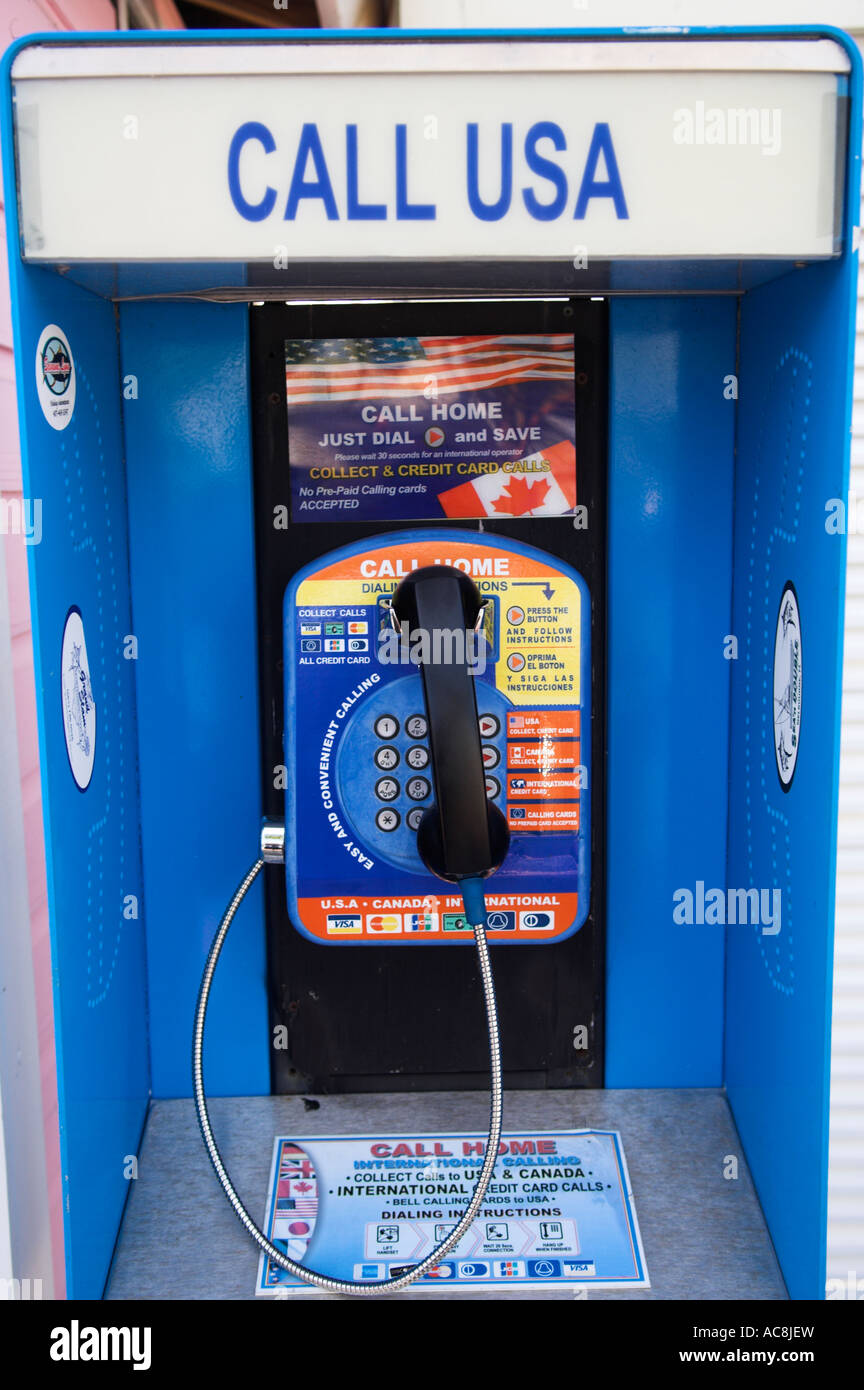 Bahamas telephone box booth hi-res stock photography and images - Alamy