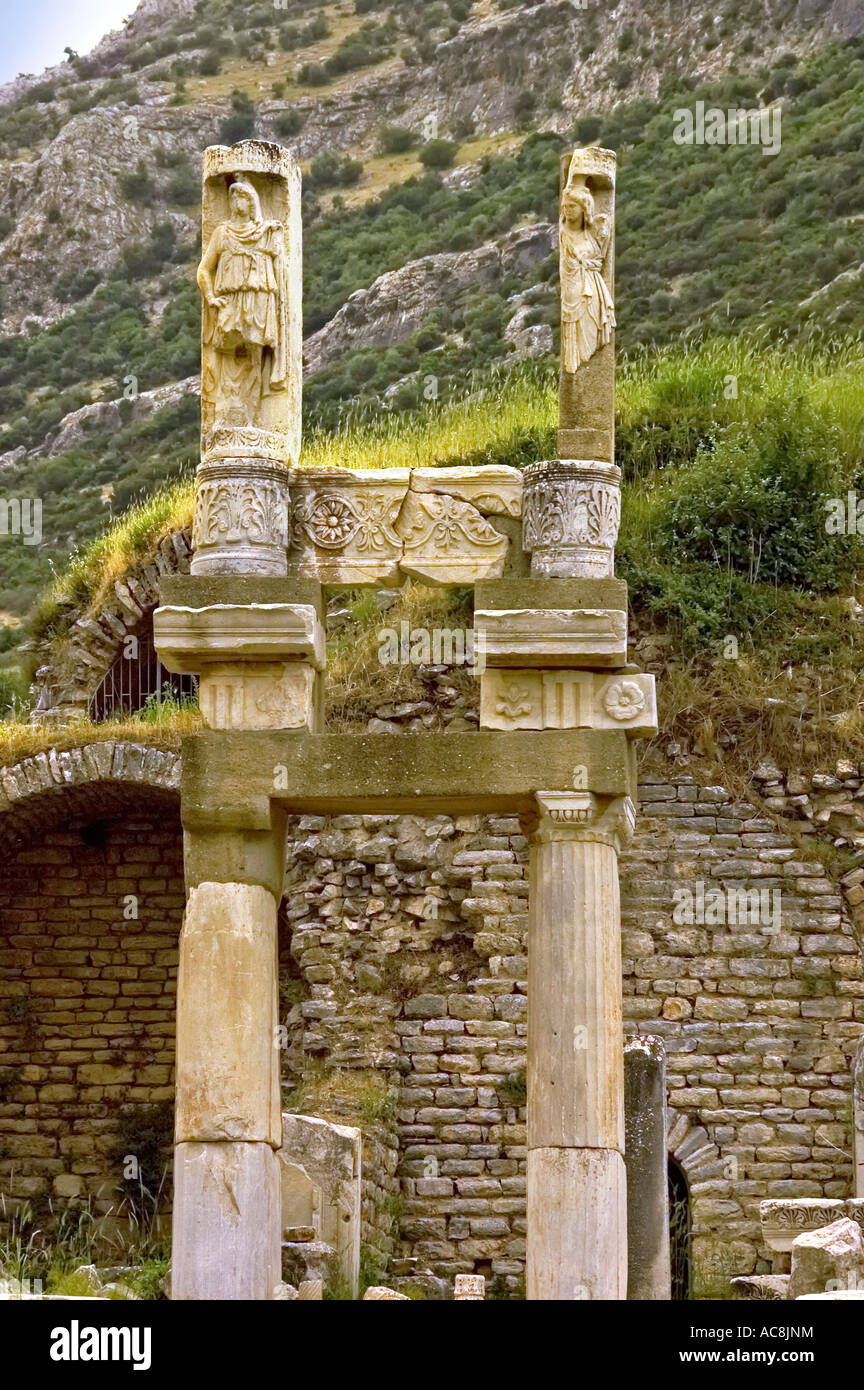 Ephesus Domitian temple, Turkey Stock Photo - Alamy