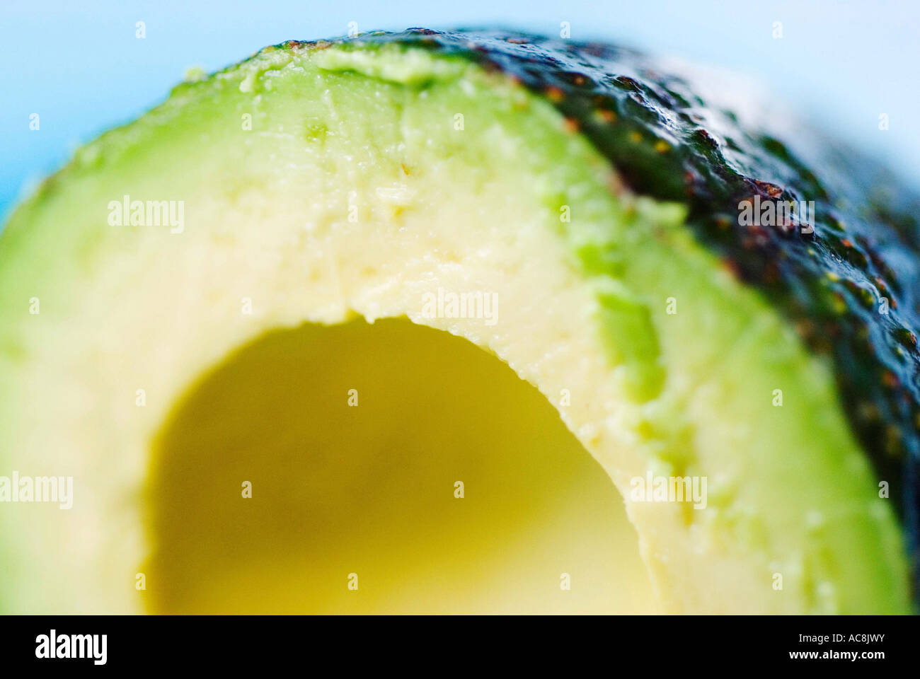 Close-up of a sliced avocado Stock Photo - Alamy