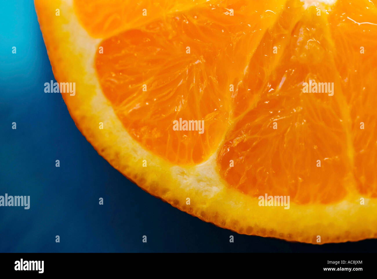 Close-up of a slice of orange Stock Photo - Alamy
