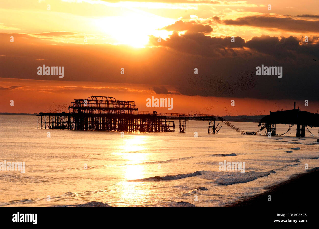West pier brighton in victorian hi-res stock photography and images - Alamy