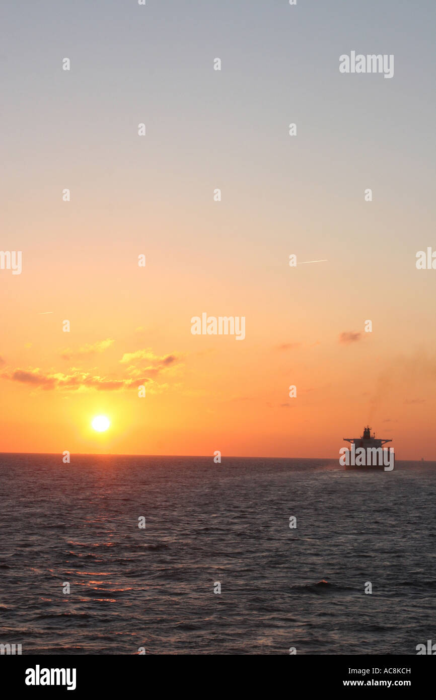 Sun and ship Stock Photo - Alamy