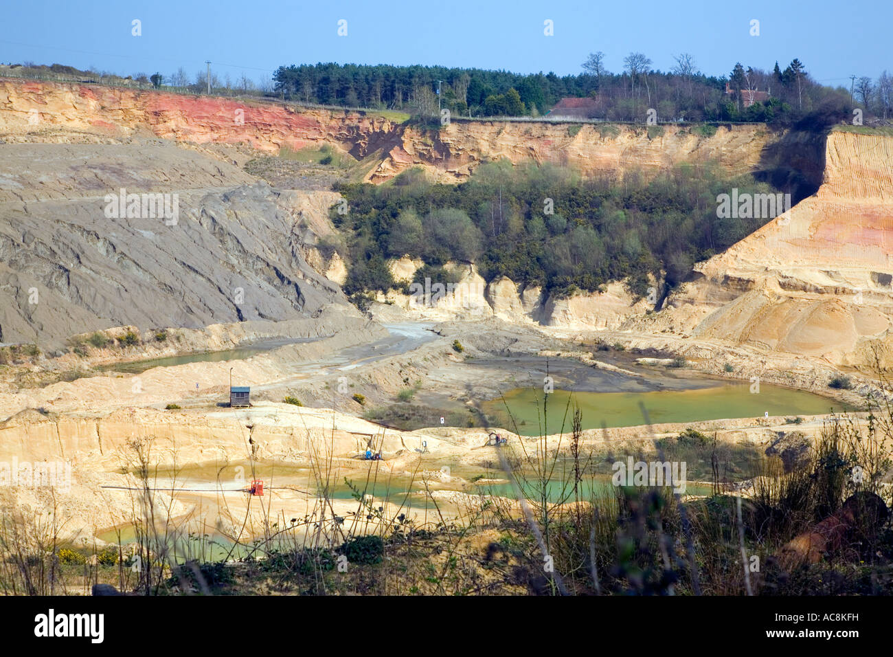 Rock Common Quarry West Sussex a proposed landfill site opposed by ...