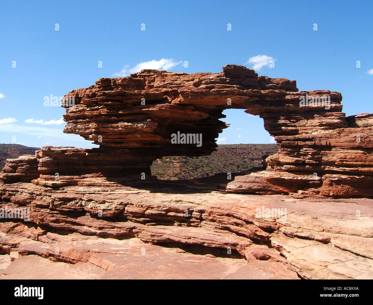 Natures Window, Kalbarri National Park, Western Australia Stock Photo ...