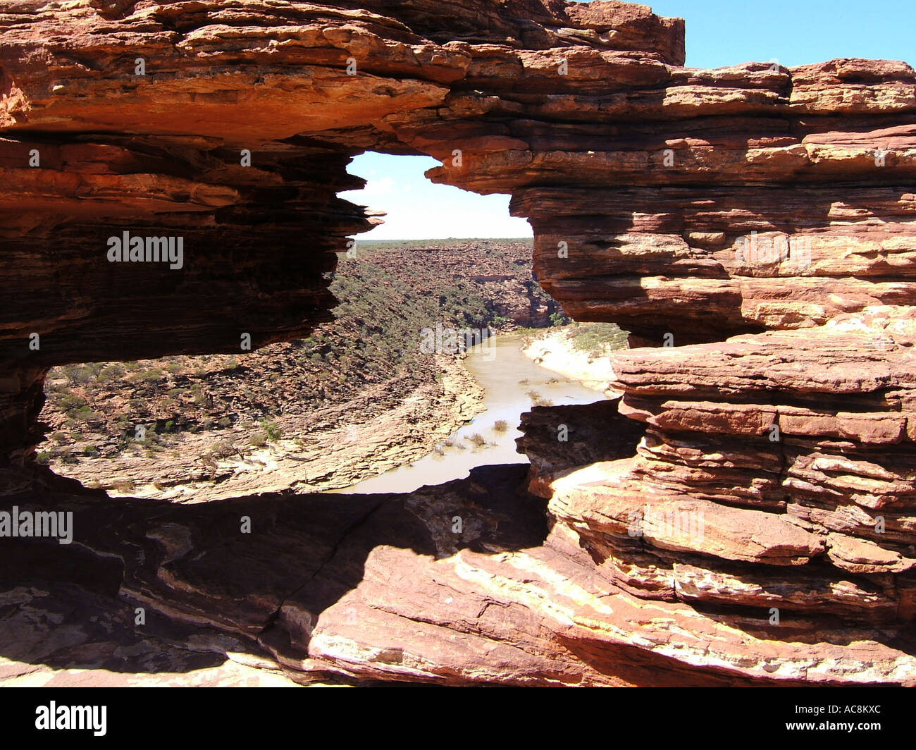 Natures Window, Kalbarri National Park, Western Australia Stock Photo ...