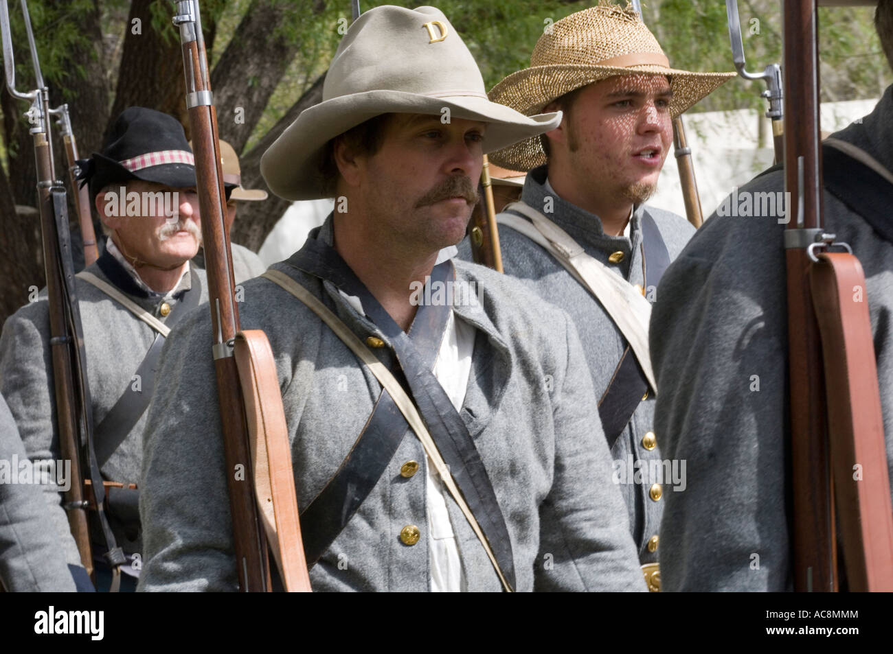 Civil War reenactment battles of Glorieta Pass and Apache Canyon in New ...
