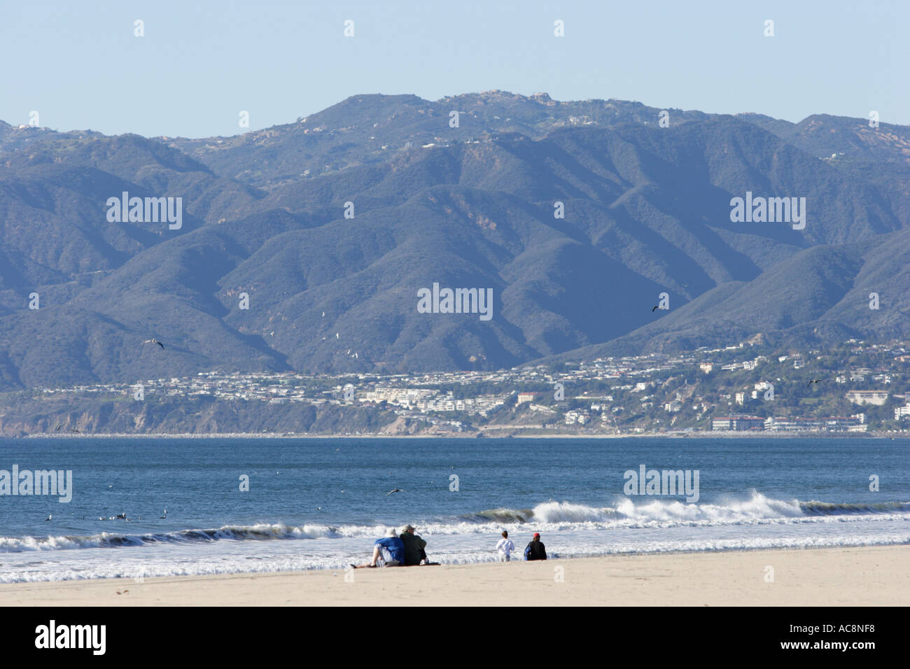 View of Malibu background California USA Stock Photo - Alamy