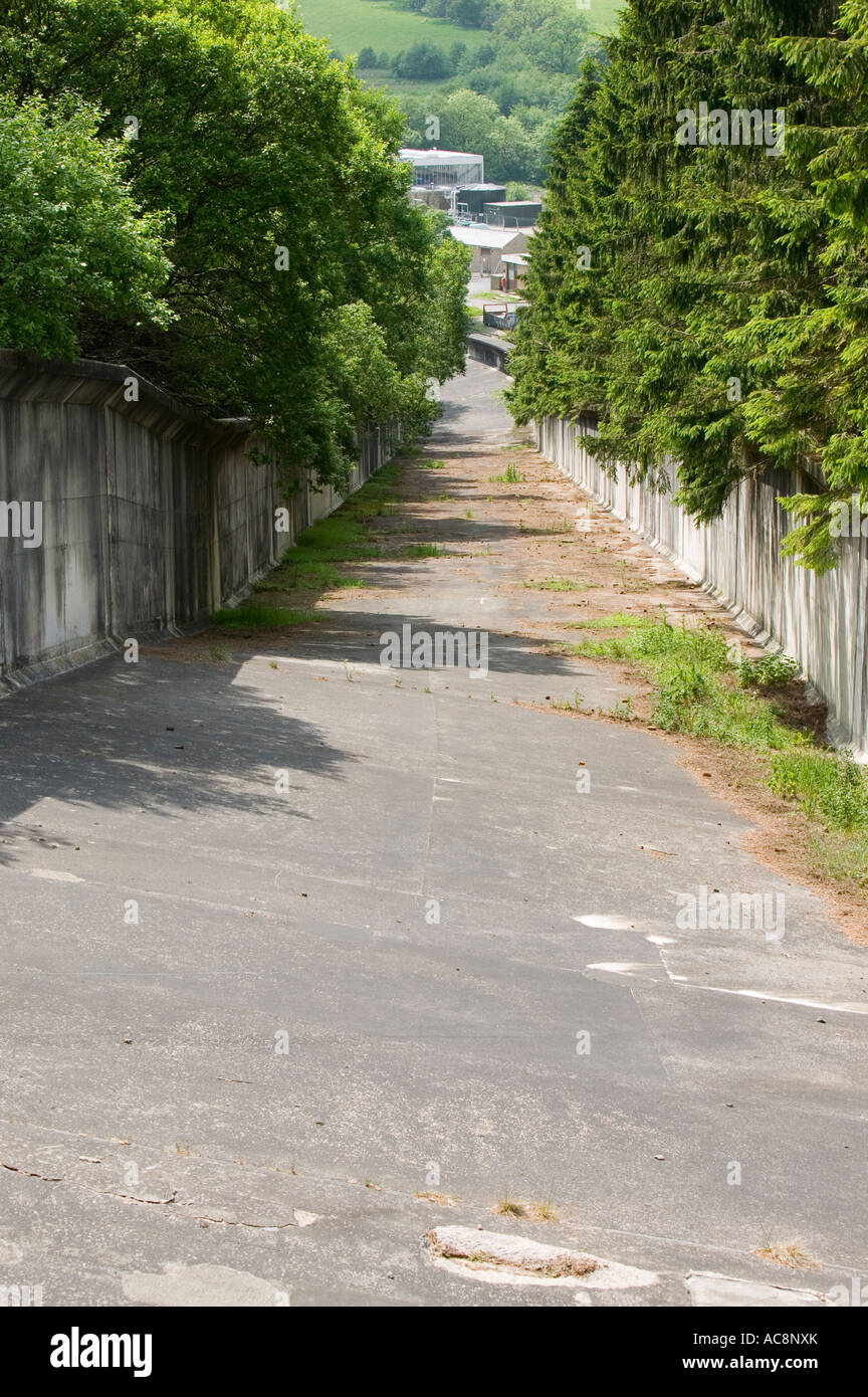 spillway on Stocks Reservoir in the Forest of Bowland, Lancashire, UK ...