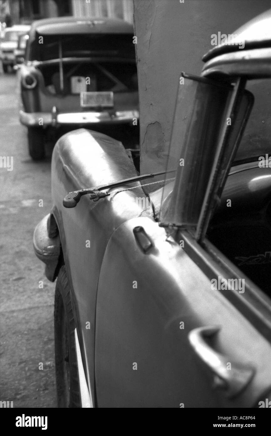 Car parked under street light Black and White Stock Photos & Images - Alamy