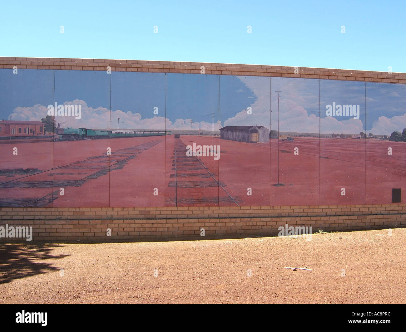 Mural, Mullewa, Western Australia Stock Photo - Alamy