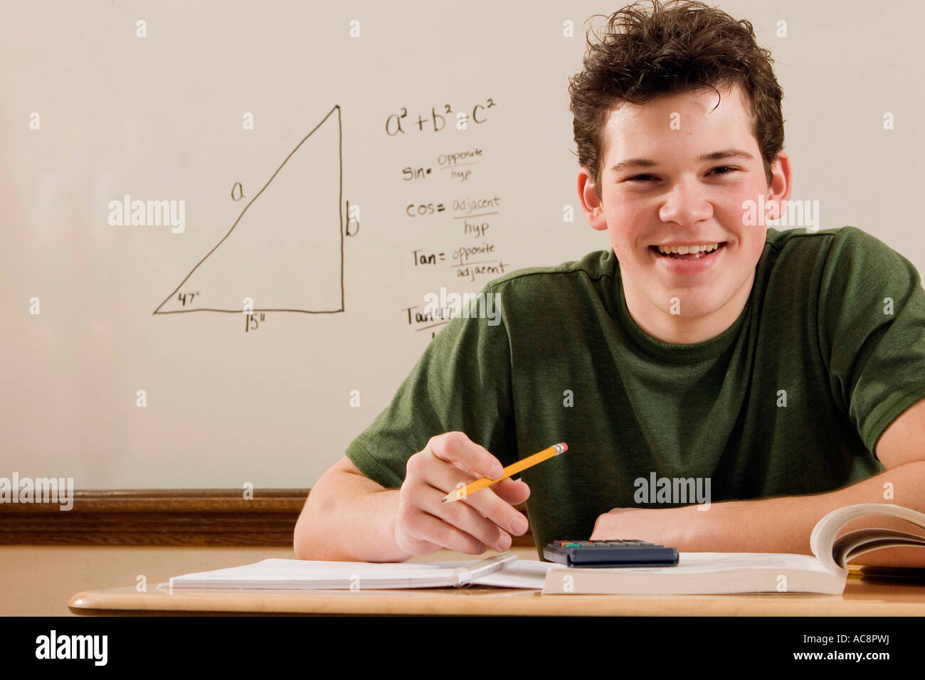 Portrait of a student smiling Stock Photo - Alamy
