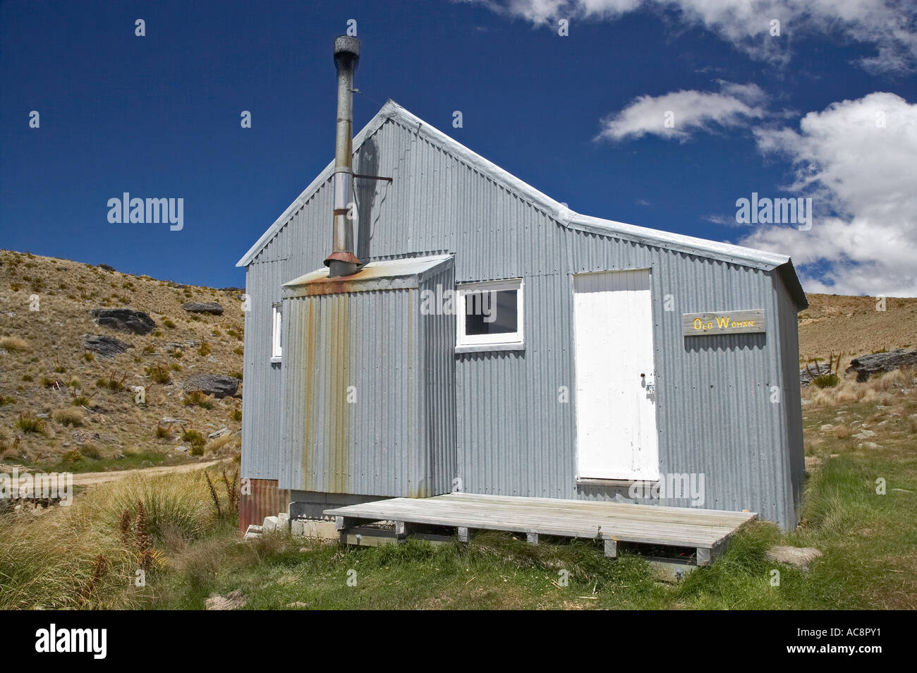Old Woman Hut Old Woman Range Central Otago South Island New Zealand ...