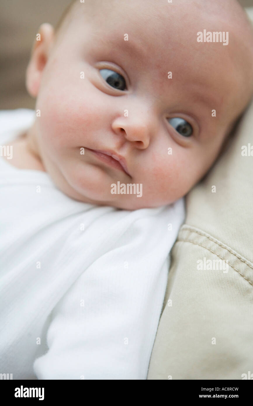 Close up baby face hi-res stock photography and images - Alamy